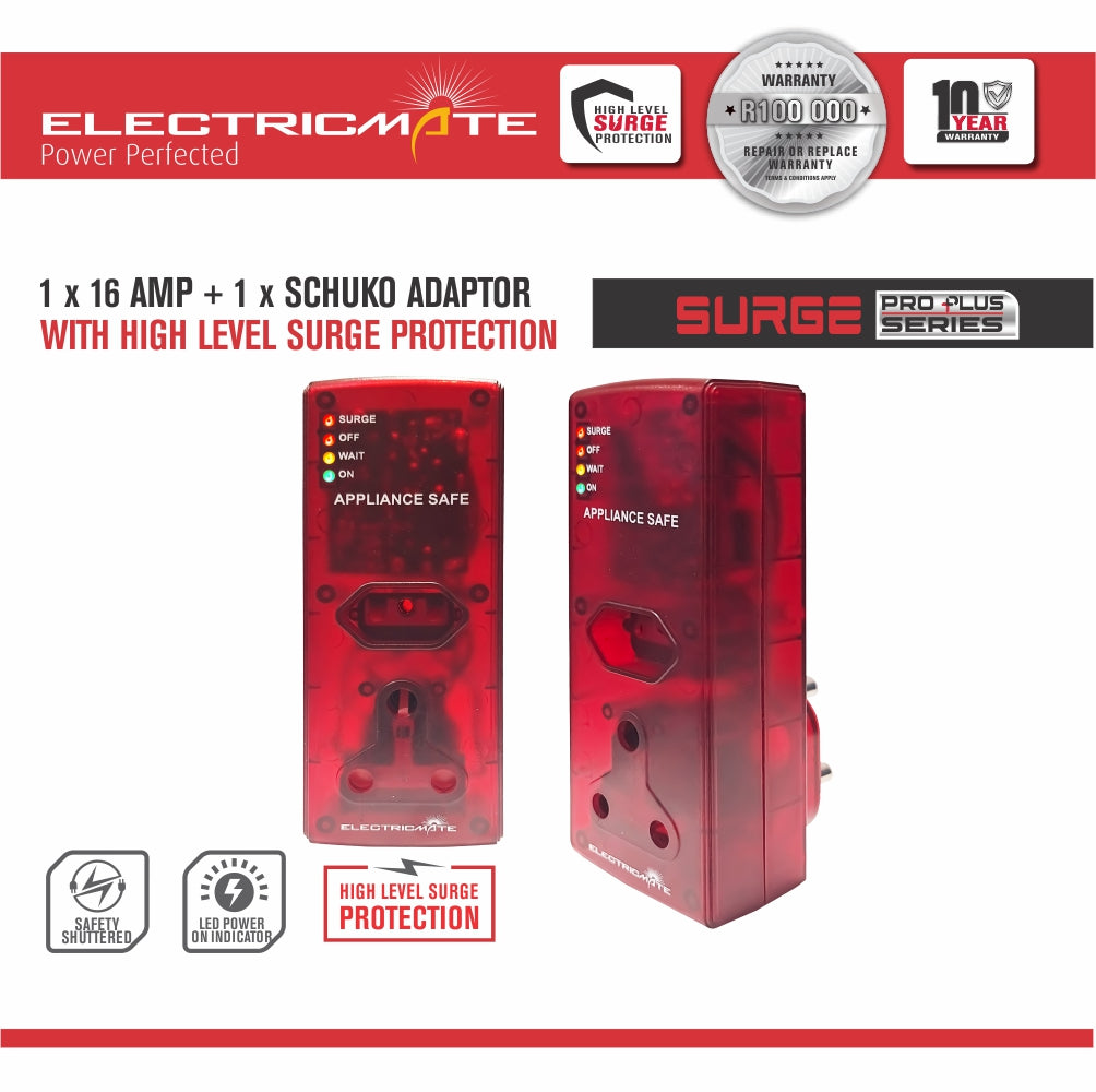 Electricmate Appliance Safe Protector with High Level Surge Protection ...